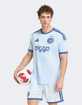 adidas Ajax Amsterdam 26/27 drittes Trikot in Crystal Sky / Glow Blue-Blau
