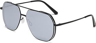 Generic Lunettes de soleil polarisées en métal UV400 design 2025 pour hommes et pour femmes, lunettes de soleil de sport de vacances en plein air (couleur : C