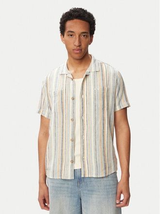 Rvca Hemd Exotica 23A041504 Creme Regular Fit