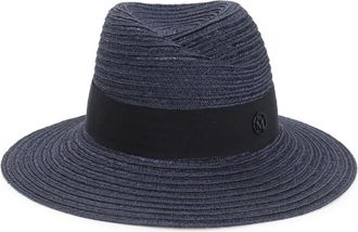 Maison Michel unisex, Accessoires, Bleu, Taille: S Virginie Hat