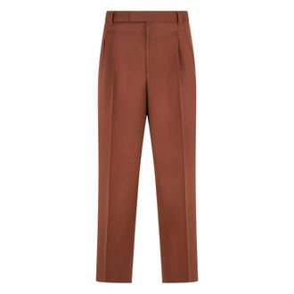 HUGO BOSS Anzughose mit B&uuml;gelfalte - - Trousers - Herren - Braun - L