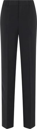 Federica Tosi Femme, Pantalons, Noir, Taille: 42 FR Pantalone Dritto in Cady