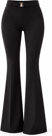 BABYLON Femme, Pantalons, Noir, Taille: 48 FR Wide Pantalons
