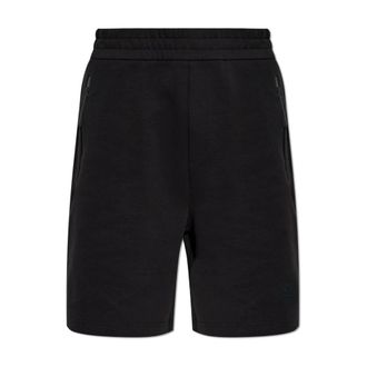Moncler Homme, Shorts, Noir, Taille: XL Shorts de surv&ecirc;tement avec &eacute;cusson