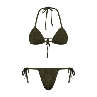 Dsquared2 Femme, Maillots de bain, Vert, Taille: 36 FR Maillot de bain deux pi&egrave;ces