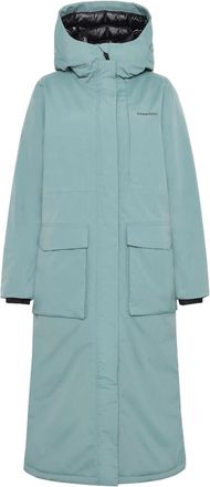 Didriksons 1913 Leya Long 4 - Damen Parka, Gr&ouml;&szlig;e:46, Farbe:factory blue