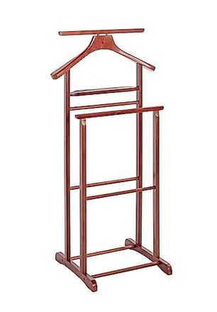 Haku Möbel valet cerisier, bois massif - Dim.: L 47 cm x H 102 cm x P 36 cm, Style: Traditional