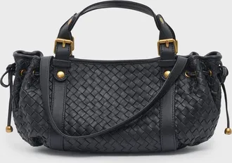 Gerard Darel Mini sac &agrave; main en cuir tress&eacute; - 12H