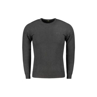 Cavalli Homme, Pulls, Noir, Taille: XL Fine Knit Crewneck