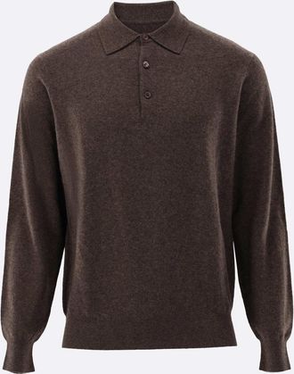 van Laack Strick-Poloshirt aus Kaschmir