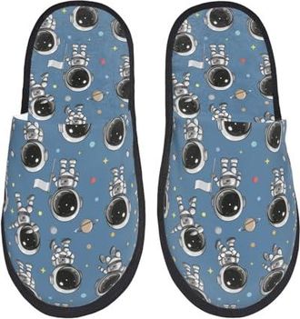 Generic Impression DAstronaute Pantoufle Maison Pantoufles Chauds Slippers Pour Intérieur Femme Homme L