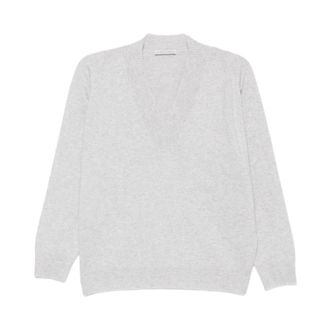 Le Tricot Perugia Kaschmir-Pullover - - Knitwear - Damen - Grau - XL