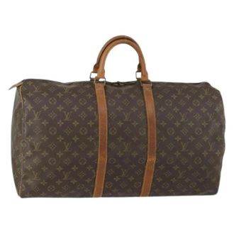Louis Vuitton Pre-owned Canvas Weekend Bag - - Pre-owned - Damen - Braun - ONE SIZE