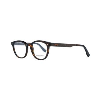 Ermenegildo Zegna Braune runde optische Rahmen aus Kunststoff - - Accessories - Herren - Braun - ONE SIZE