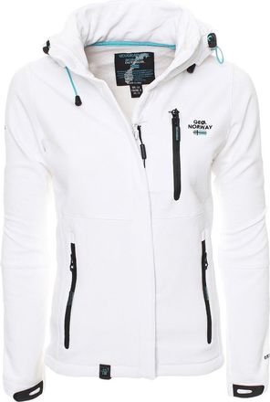 Geographical Norway Damen TEHOUDA Lady ASSORT A Sweatjacke, Wei&szlig; (White), Large (Herstellergr&ouml;&szlig;e: 3)