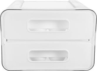 Valiclud Eierbox F&auml;cher Transparenter Kunststoff Eierhalter K&uuml;hlschrank Stapelbar mit Rutschfester Basis Ordnungsbox f&uuml;r Sichere Frischeaufbewahrung