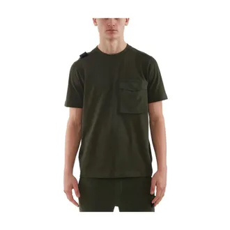 Mastrum Ma.strum - T-shirt Cargo Pocket - Homme - Tops - Vert - Taille: XL
