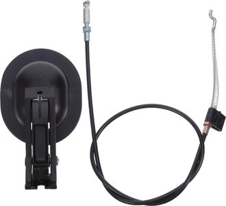 Garneck Ersatzteil Entriegelungsgriff f&uuml;r Relaxsessel aus Schwarzer Zinklegierung mit Kabel Kompatibler Zuggriff f&uuml;r Sofa Verstellung Metallgriff zur Sofarepa