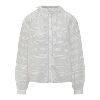 Isabel Marant Peline Bluse - - Blouses & Shirts - Damen - Wei&szlig; - S
