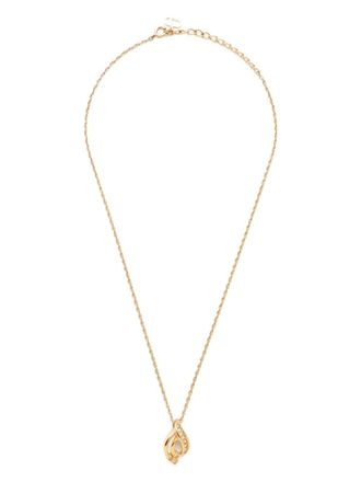 Dior collier en chaîne à pendentif