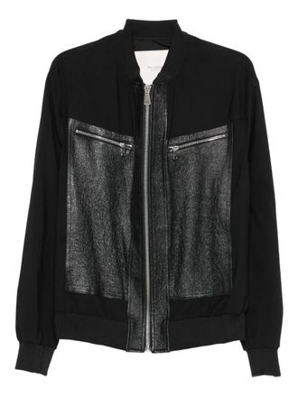 Yes London veste zippée à empiècements - Noir