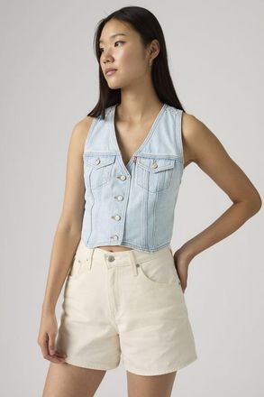 Levi's Gilet Racer - Femme - Bleu / Never Going To Change - L