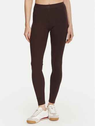Guess Leggings V6YB23 K4666 Dunkelbraun Slim Fit