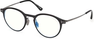 Tom Ford Homme, Accessoires, Noir, Taille: 51 MM Ft6088B 005 Eyeglasses