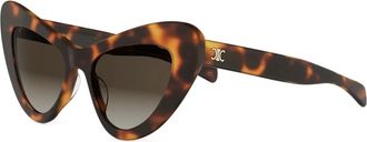Celine Triomphe Mini HD Sonnenbrille - - Accessories - Damen - Braun - 52 MM