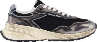 Dsquared2 Low-Top Sneaker - Dames Sprinter Sneaker Grijs - Gr. 37 (EU) - in Grau - für Damen