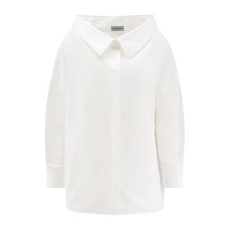Balenciaga Oversized Stola Hemd - - Blouses & Shirts - Damen - Wei&szlig; - S