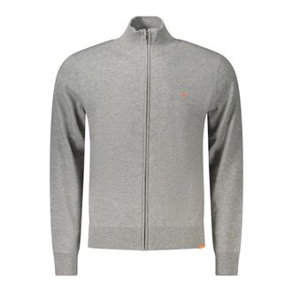 Sun 68 Strickjacke mit langen &Auml;rmeln - - Knitwear - Herren - Grau - L