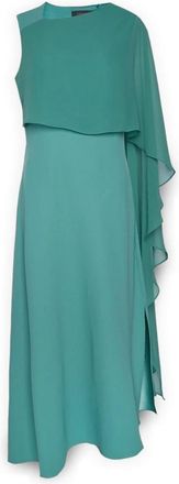 Elena Miro Femme, Robes, Vert, Taille: 50 FR Robe avec cape