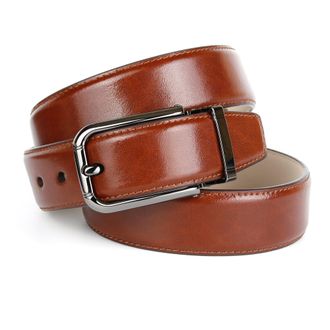 Anthoni Crown Herren 3P114 G&uuml;rtel, Braun (Cognac 114), 85