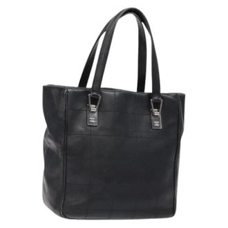 Chanel Pre-owned Canvas Tote Bag - - Pre-owned - Damen - Schwarzk - ONE SIZE