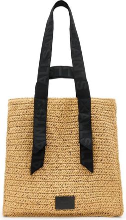 AllSaints Lullah - Tasche in Mandelbraun im Hochformat-Neutral