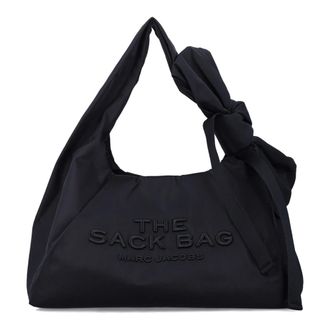 Marc Jacobs Femme, Sacs, Noir, Taille: ONE Size Bow Nylon Large Sack Bag