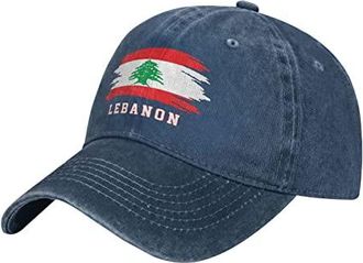Generic Pare-Soleil Casquette Drapeau du Liban Respirante Baseball Casquette L&eacute;ger Anti-Soleil Cap pour Randonn&eacute;e Femmes Voyage