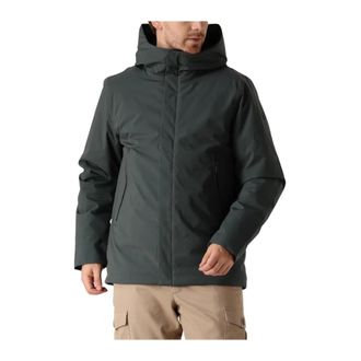 Elvine Stylische Gr&uuml;ne Parka Jacke f&uuml;r M&auml;nner - - Jackets - Herren - Gr&uuml;n - S