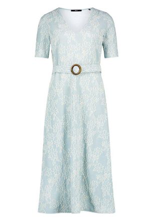 Zero Midikleid Damen mit G&uuml;rtel Material