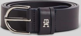 Tommy Hilfiger G&uuml;rtel aus echtem Leder mit Logo-Applikation