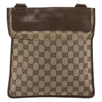 Gucci Sac bandouli&egrave;re vintage Pre-owned - Femme - Pre-owned - Brun - Taille: ONE Size