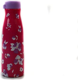 Tupperware Thermoflasche Fashion Flask 410 ml pink Blumenmuster 38571