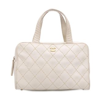 Chanel Pre-owned Gesteppte Handtasche - - Pre-owned - Damen - Wei&szlig; - ONE SIZE