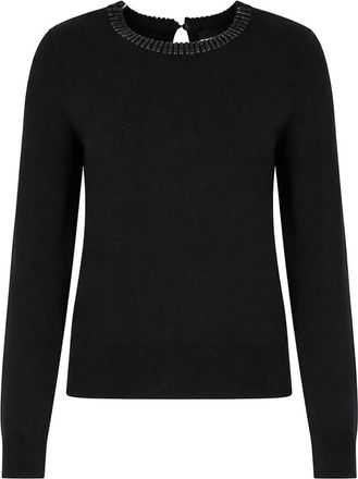Alpha Studio V-Pullover - Schwarz