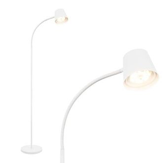 Briloner LED Stehlampe kabellos mit Touch, stufenlos dimmbar, Akku & Lichtquelle tauschbar, Akku Stehleuchte, Leselampe, Wohnzimmerlampe, Deckenfluter, Standle