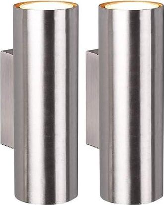 Trio Leuchten Wandleuchte Marley 212400207, Metall Nickel matt, Wandleuchte 2-flammig, exkl. 1 x GU10 (Packung mit 2)