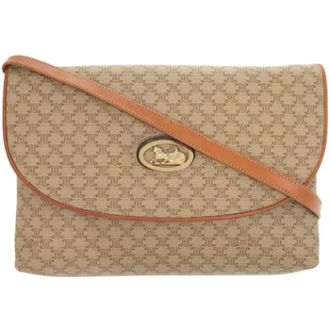 Celine Pre-owned Cuir sacs-celine - Femme - Pre-owned - Beige - Taille: ONE Size