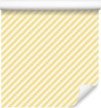 OEM Carta Da Parati A Righe Con Sfondo Crema E Centro Crema Per Soggiorno E Camera Da Letto, 50x1000 Cm