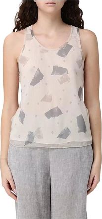 Emporio Armani Femme, Tops, Multicolore, Taille: 40 FR Te20140P8008 Sleeveless Top